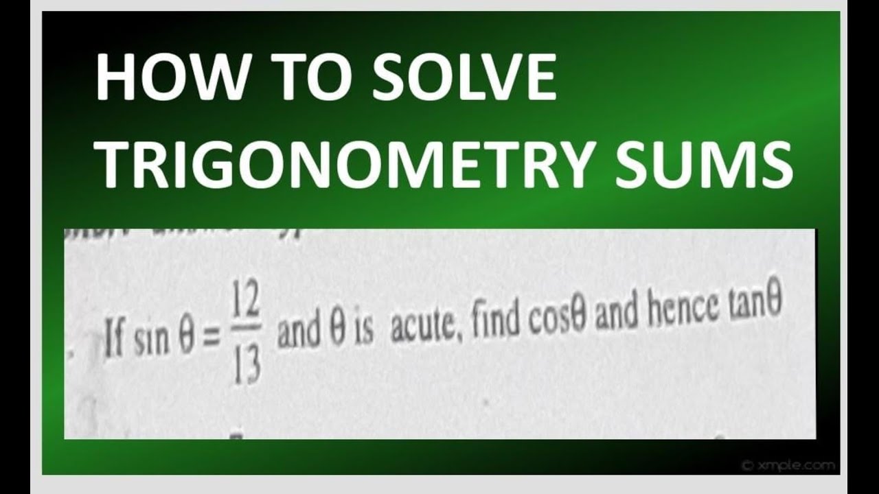How to solve short cut way trigonometry sums. How to solve with in 2 ...