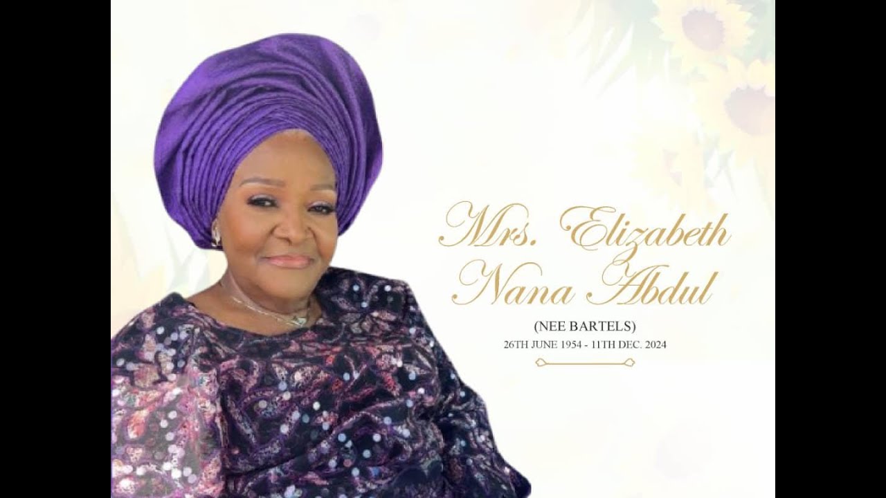 S.O.S for Mrs. Elizabeth Nana Abdul (NEE BARTELS) - YouTube
