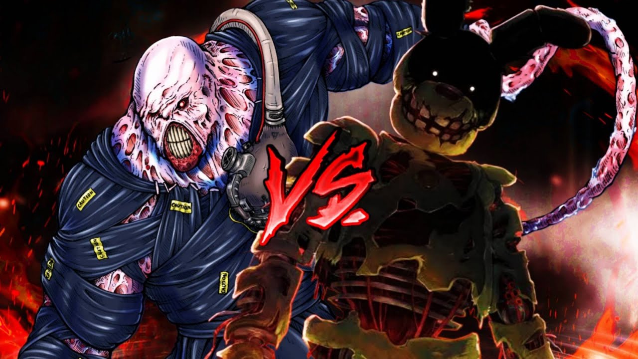SPRINGTRAP VS NEMESIS | WEB IDOLS RAP BATTLES | WINTER MUSIC - YouTube