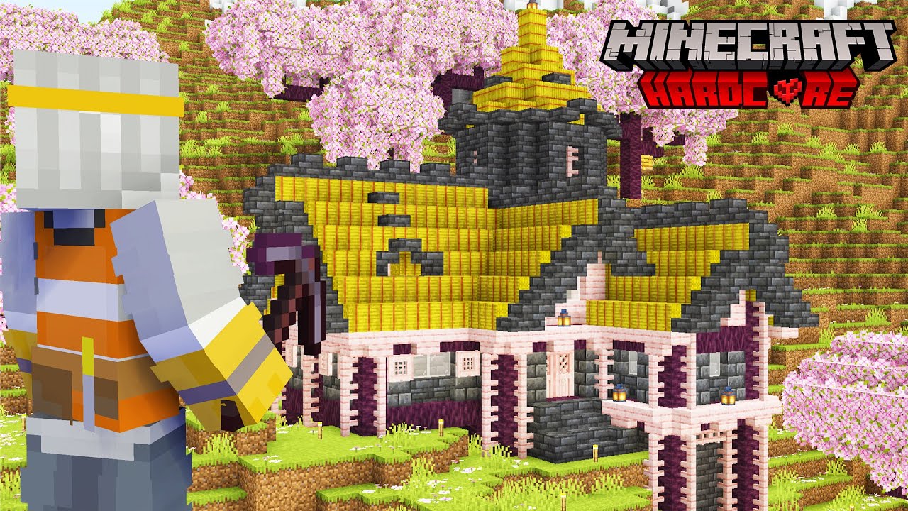 CONSTRUIESC O NOUĂ CASĂ ÎN ORAȘ pe Minecraft Hardcore | HAY BALE House ...