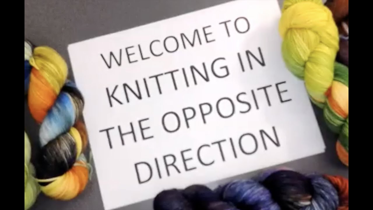 Tutorial Tuesday: Knitting in the Opposite Direction - YouTube