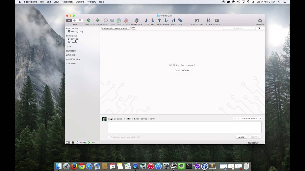 Git con SourceTree #4 ramas y gitFlow - YouTube