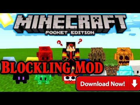 How to Download Blockling Mod in Minecraft PE || By Blackdart Gaming ...