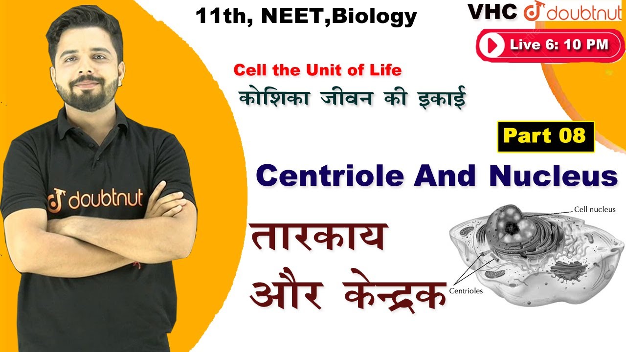 Centriole & nucleus | Cell the Unit of Life | Biology | 11th | Chapter ...