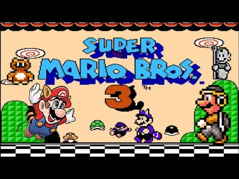 Super Mario Bros. 3 World 1-New Remake SMB3 hack-Show Secret exits ...
