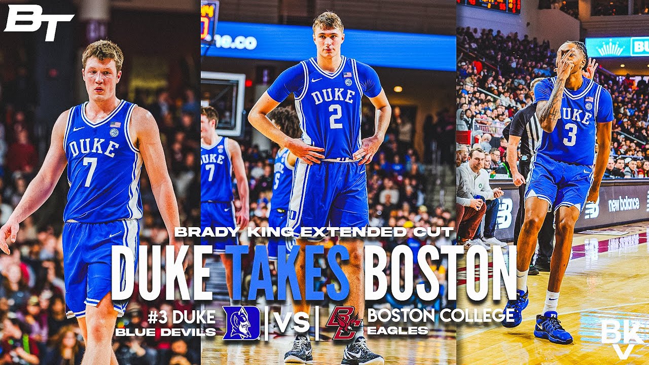 Duke at BC Highlights 1.18.25 | Big Time Hoops Maine - YouTube