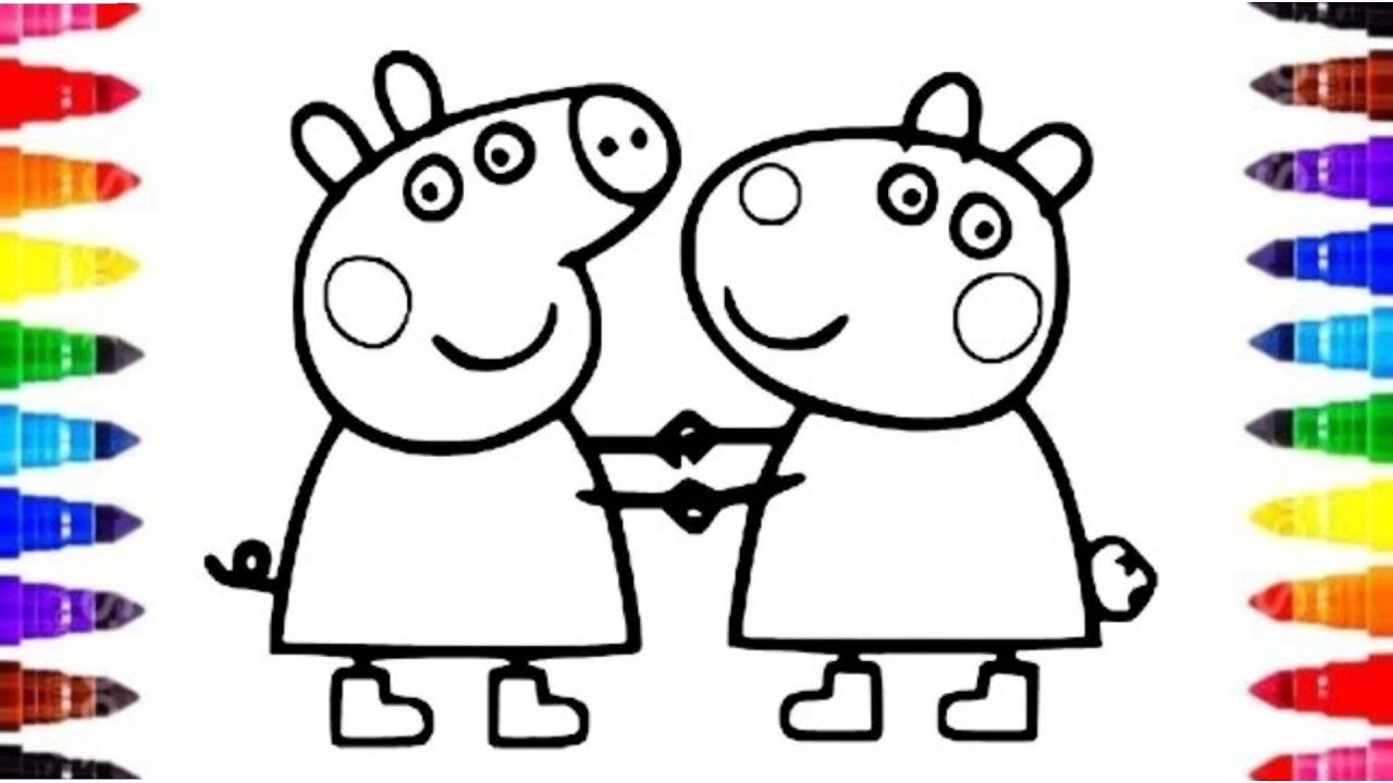 Let's Paint 🎨 Together Drawing painting and coloring for preschool kids ...