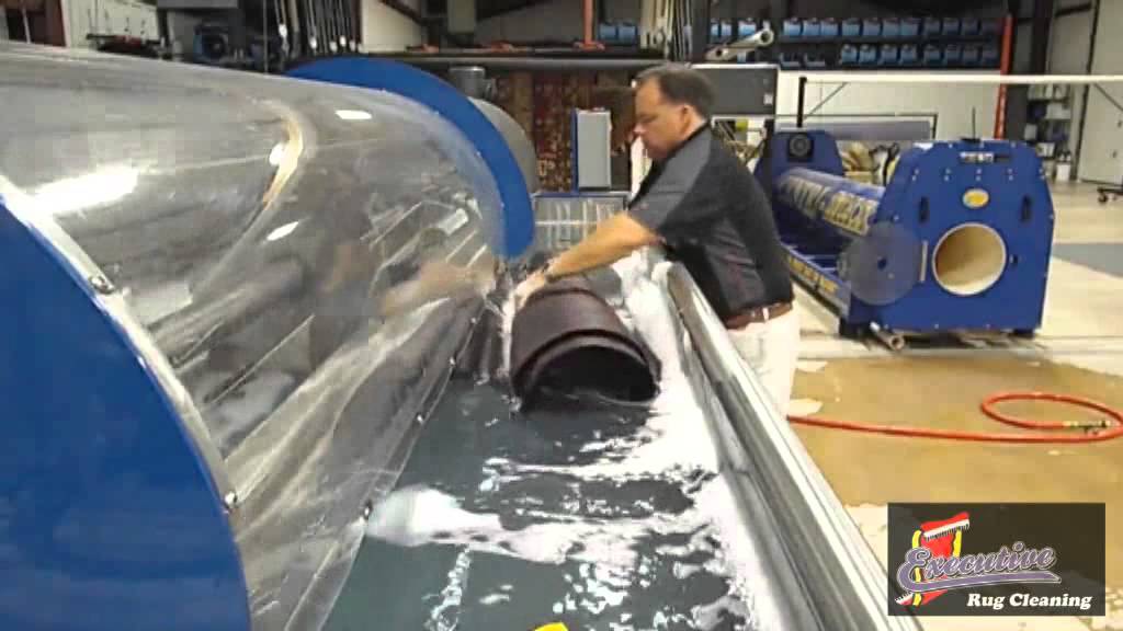 Area Rug Cleaning In Our Simulated River Washing System in Choctaw ...