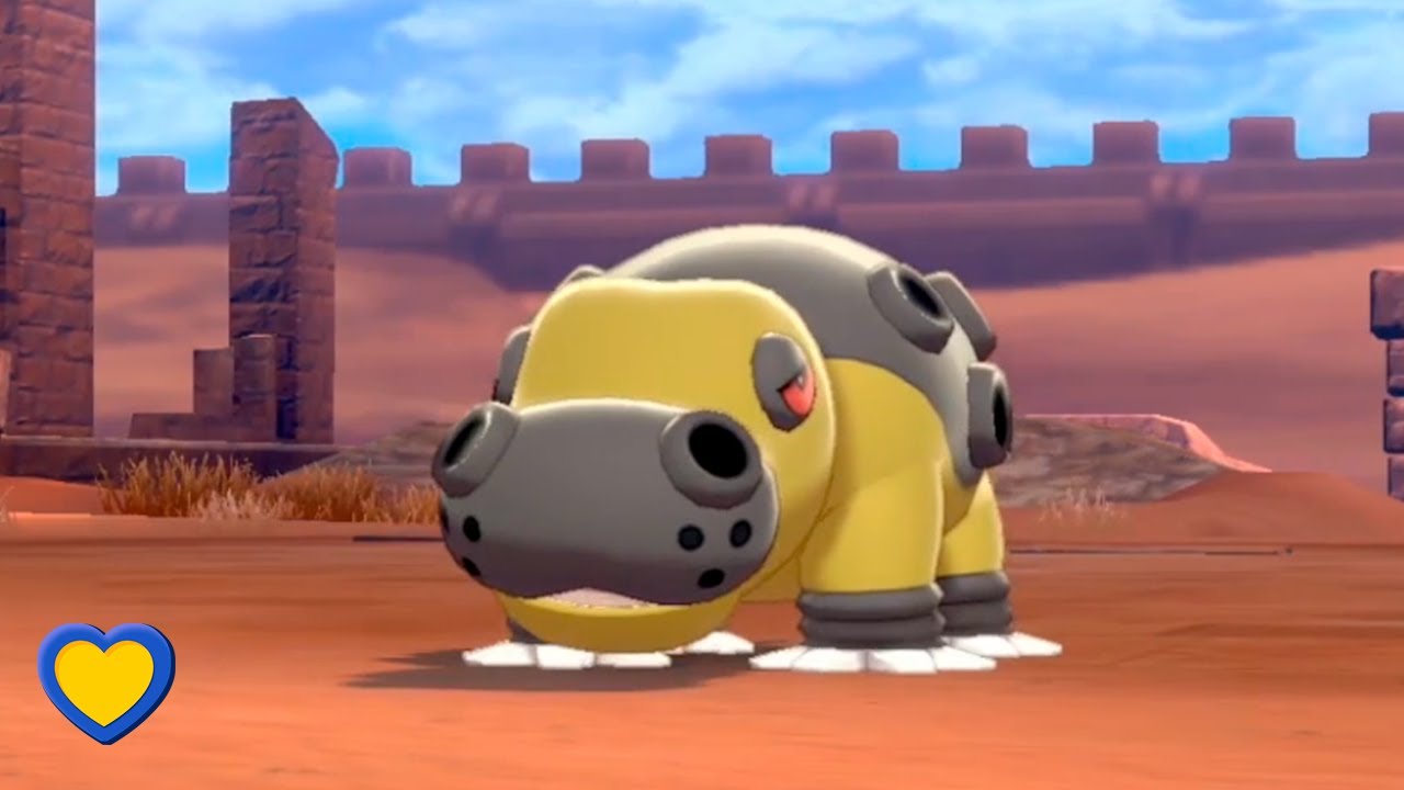 HOW TO GET Hippowdon in Pokémon Sword and Shield - YouTube