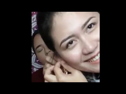 Live Makeup Hijab With Earing