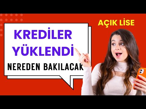Krediler Yüklendi! Nereden, Nasıl Bakılır? Sınav Sonuçları Ne Zaman Açıklanır? Hangi Dersi Geçtim?