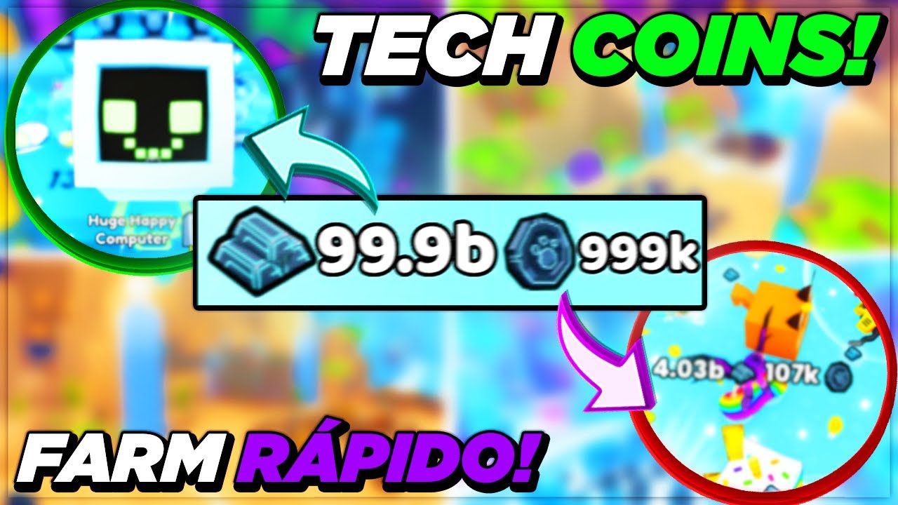 COMO FARMAR TECH COINS RÁPIDO PARA PEGAR VÁRIOS HUGE HAPPY COMPUTER NO ...