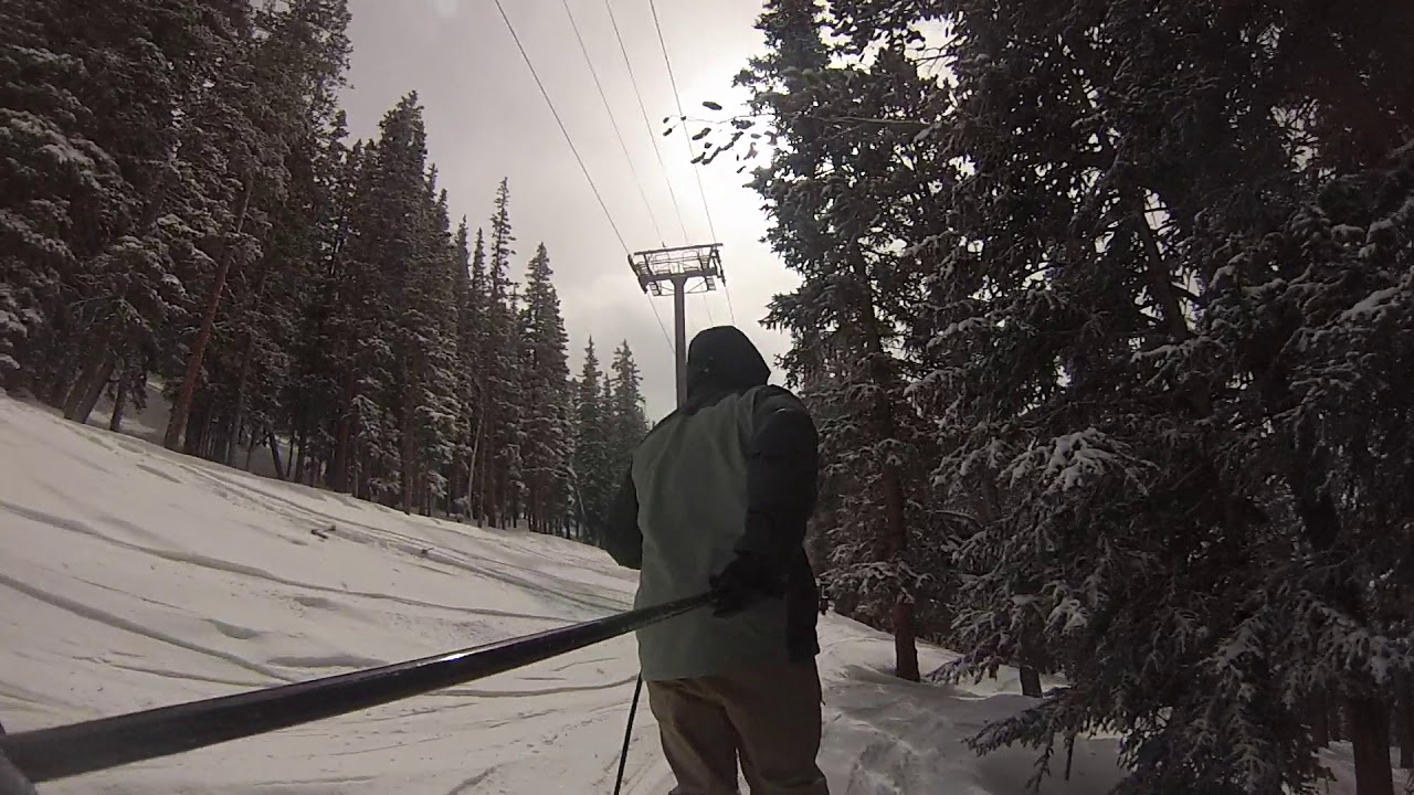 Abasin Ski Resort, CO POWDER DAY - YouTube