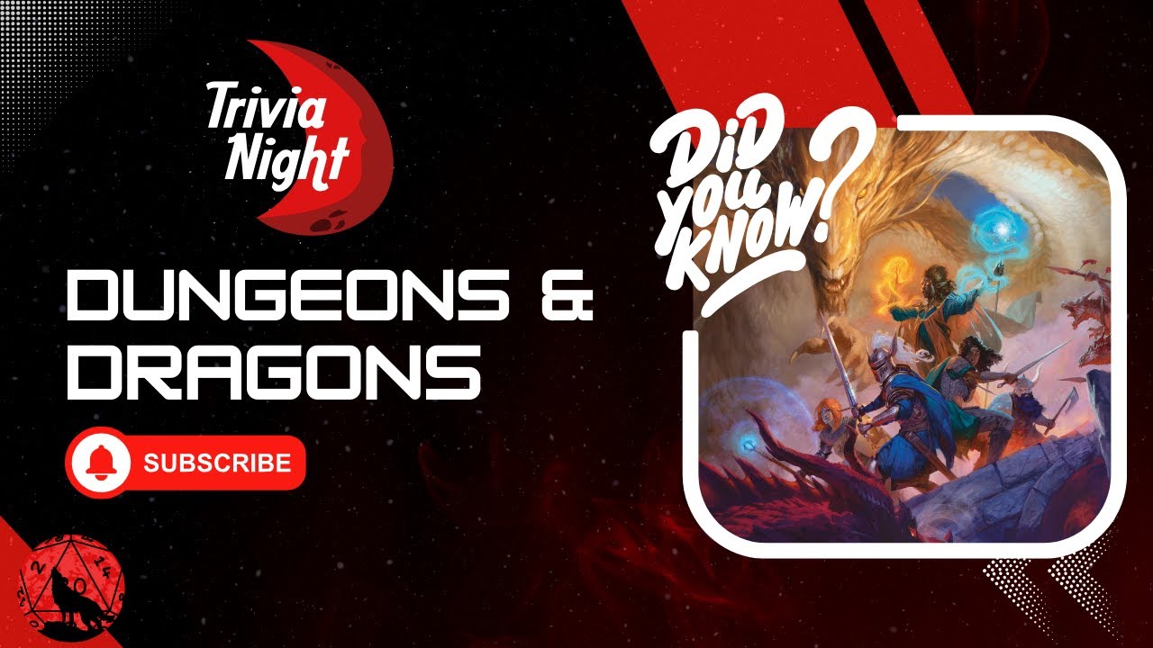 D&D Trivia - Lore, History, Mechanics, Pop Culture - YouTube