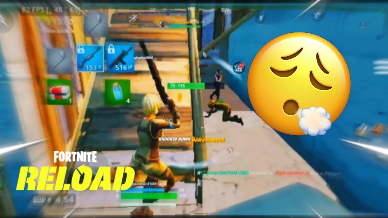16 Year Old FORTNITE MOBILE PRO Terminates Reload Lobby|60fps gameplay ...