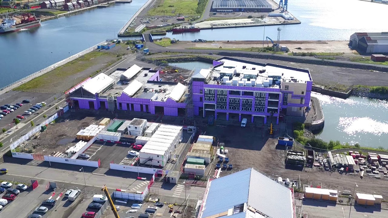 SA1 Swansea Waterfront development : week 50 - YouTube