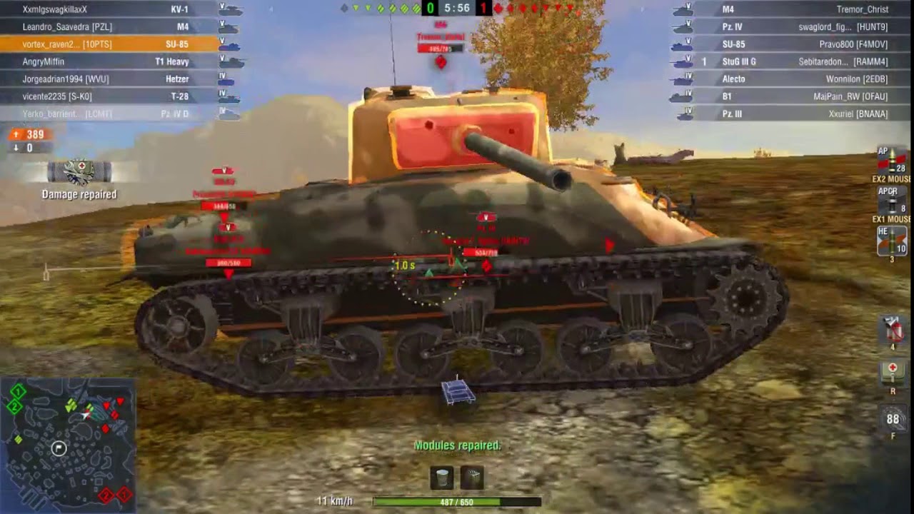 WoT Blitz SU-85 - YouTube