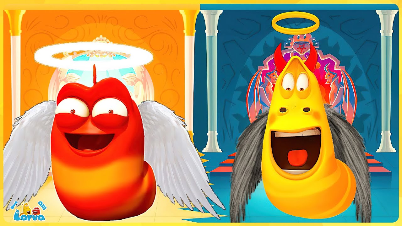 ANGELS AND DEMONS MEET THE BEST CARTOONS FOR KIDS LARVA CARTOON ASIA ...