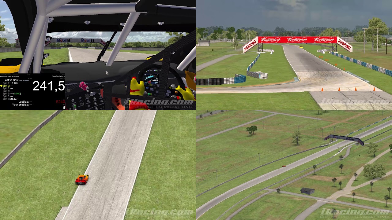 iRacing Time Attack: 1:57:146 Corvette C7 DP at Sebring - YouTube