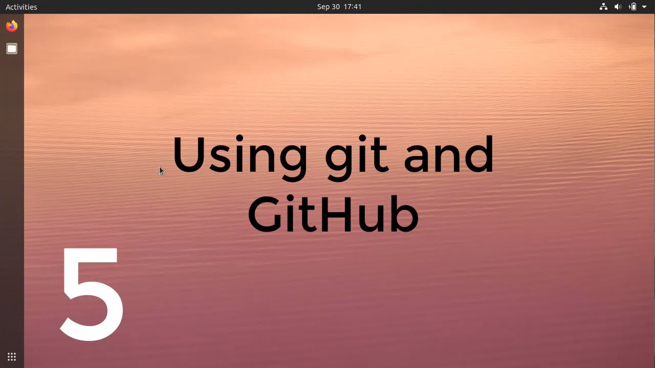5 Git And Github For Python Programs Youtube 2879