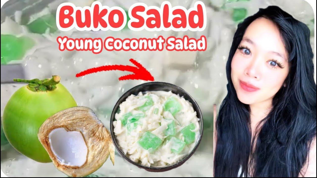 Young Coconut Salad (Buko Salad) / Dessert - YouTube