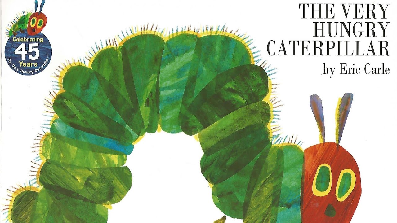 Th Very Hungry Caterpillar by Eric Carle. kids story book - YouTube