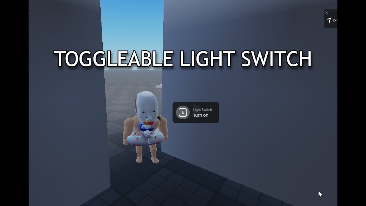 How to make a light switch in Roblox Studio - YouTube