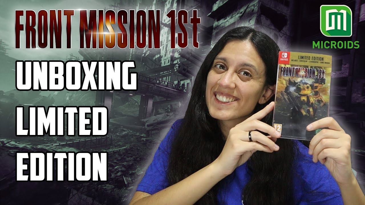 Front Mission 1st Remake Limited Edition Unboxing!!! (Nintendo Switch ...