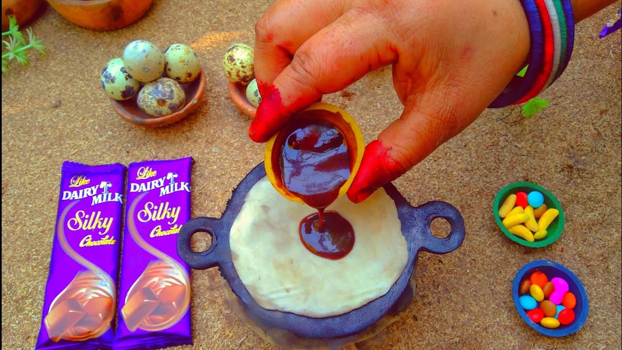 Miniature Chocolate Poori Dosa Recipe|Chocolate Purri|Purri With Dairy ...