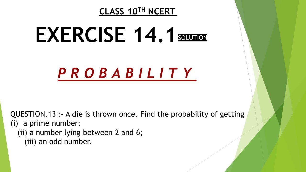 Class 10 chapter 14 Exercise 14.1 Q.13 || NEW NCERT solutions ...