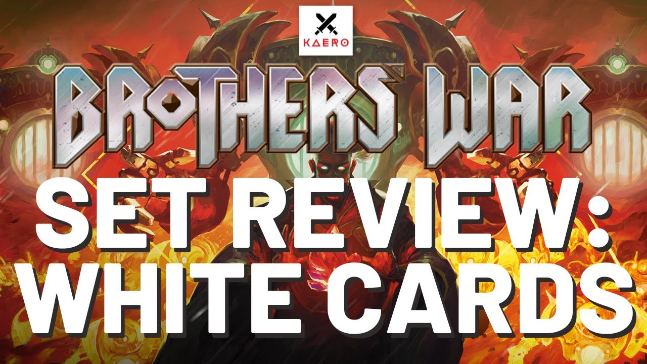 ☀️ THE BROTHERS' WAR SET REVIEW | White Cards | Standard | KaeroMTG - YouTube