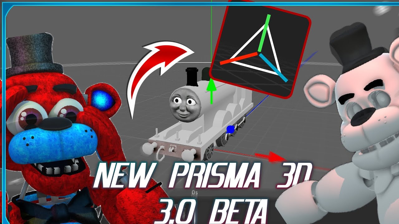 (FNAF/P3D) NEW PRISMA 3D 3.0 BETA UPDATE TEST - YouTube