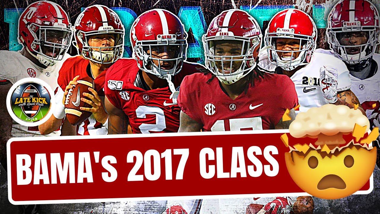 Alabama's 2017 Recruiting Class - NFL Draft Records (Late Kick Cut ...
