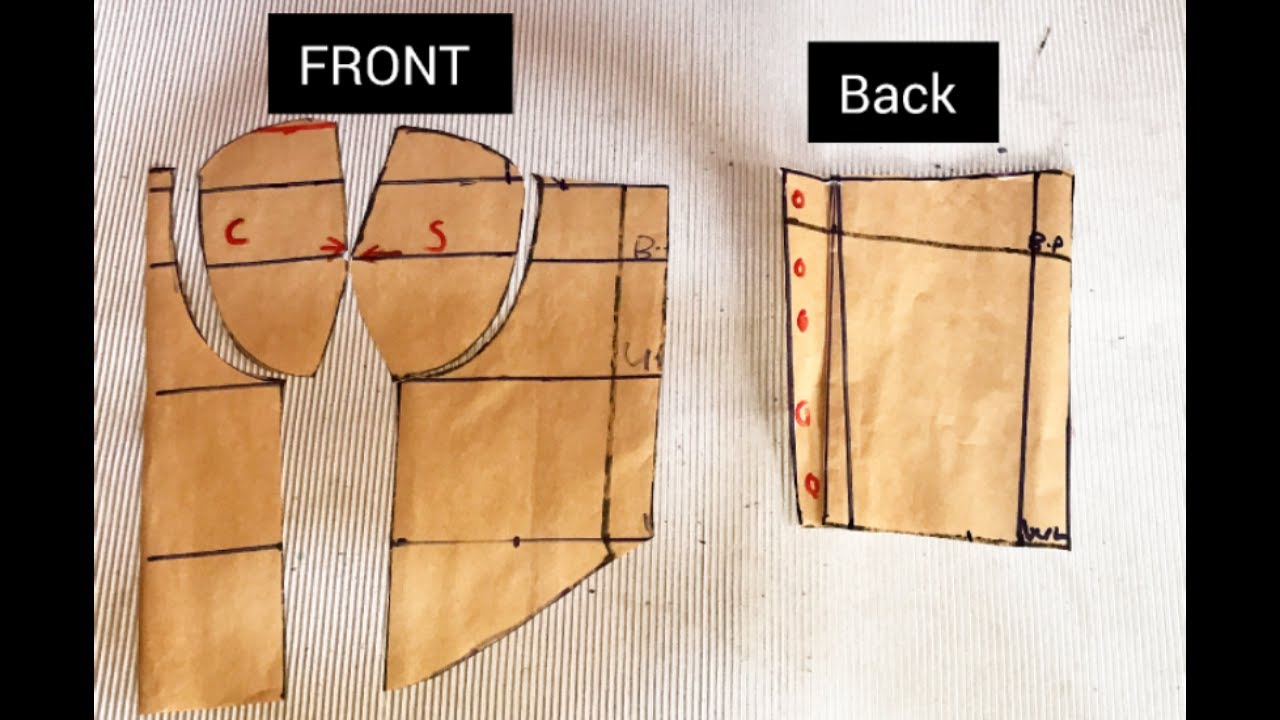 How to Cut and sew a 2 part corset (drafting and cutting tutorial ...