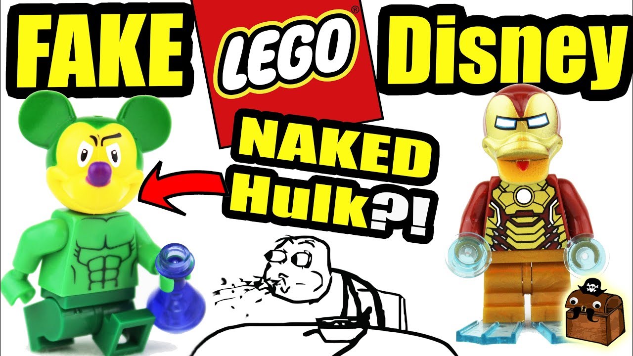 Disney LEGO Knockoff Custom Minifigures - YouTube