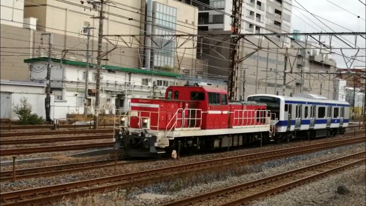 【E531系1両編成が新造！】E531系K409編成組み込み用先頭車クハE531-17 甲種輸送 鶴見駅通過 - YouTube