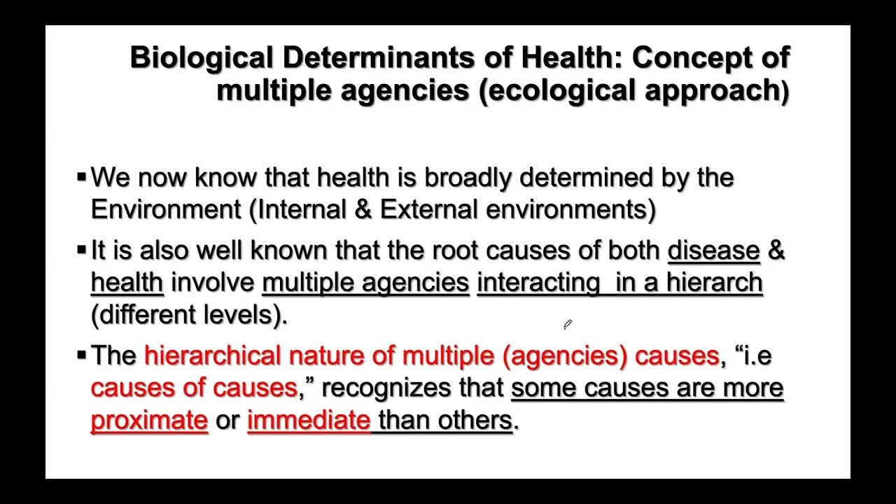 Biological determinants of health LEM lecture - YouTube