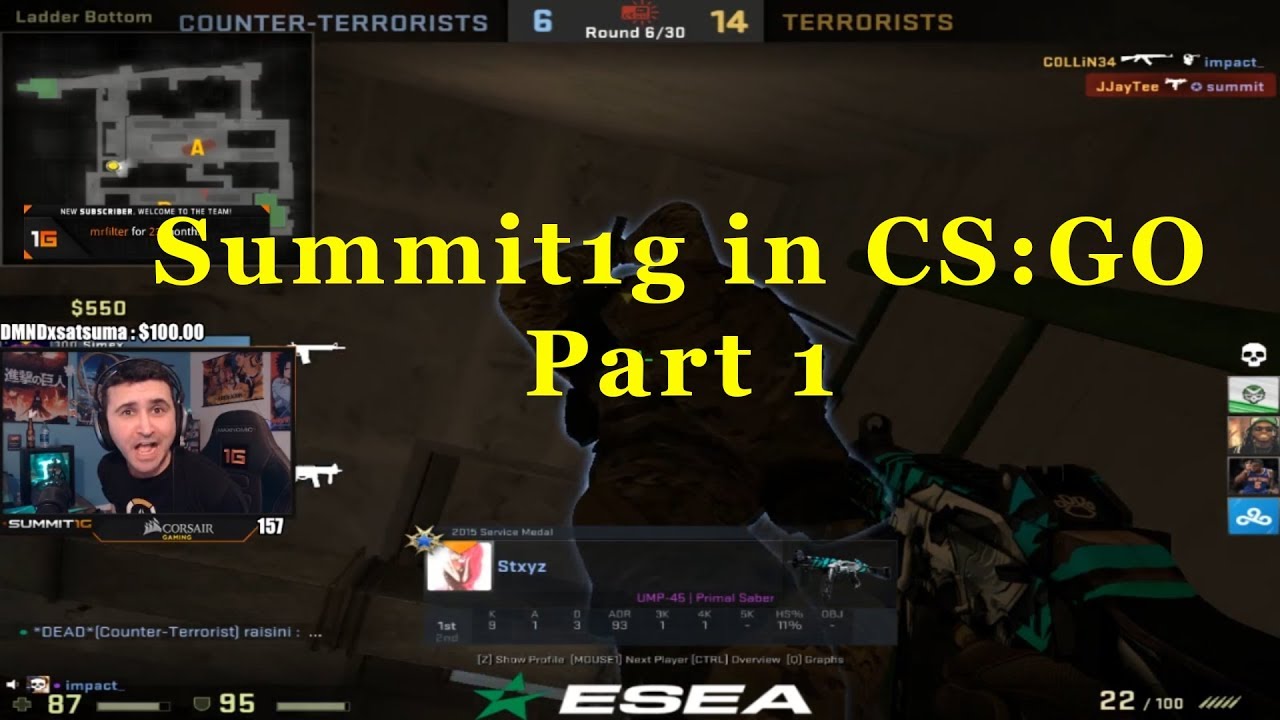 Summit1g in CS:GO - YouTube