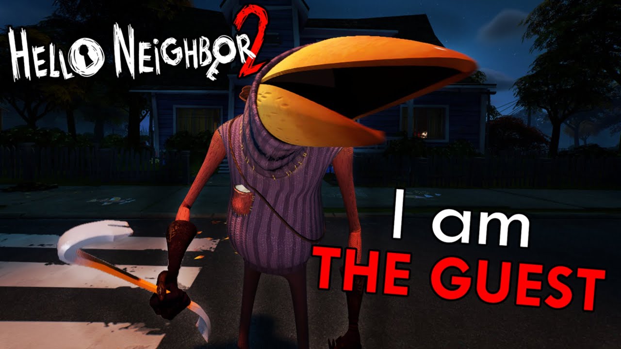Hello Neighbor 2, But Playing As THE GUEST! - YouTube