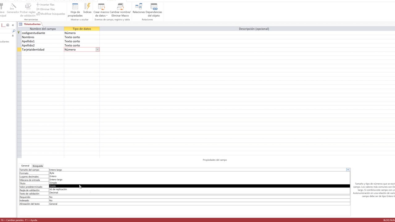 Iniciando en microsoft access - YouTube