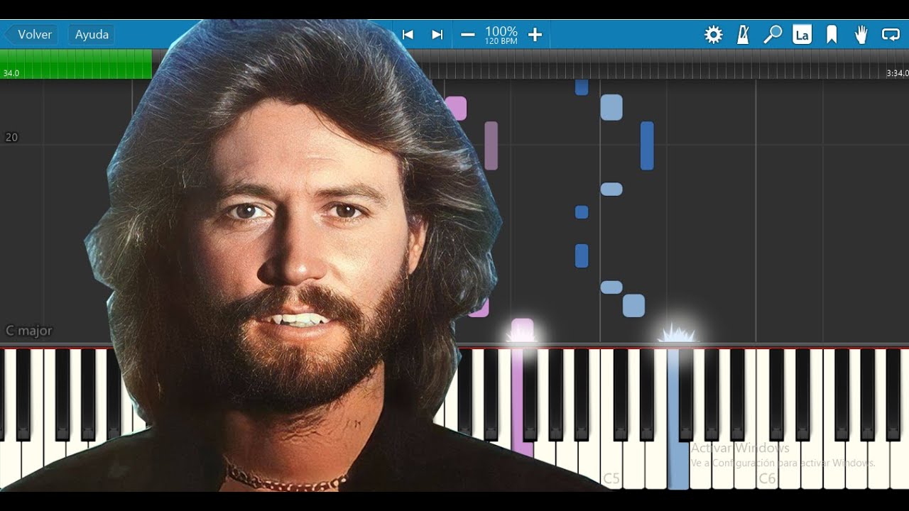 Bee Gees / Night Fever / (Saturday Night Fever) Piano Tutorial - YouTube