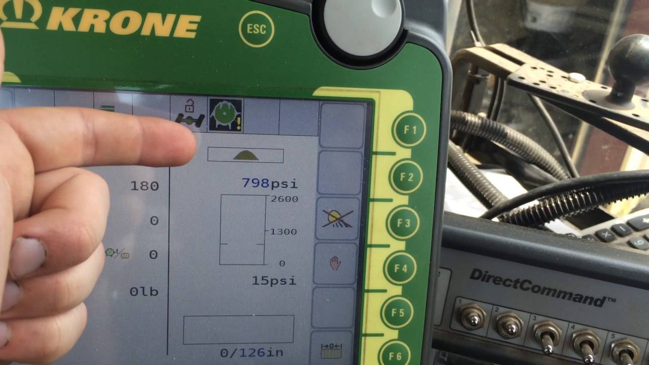 Krone CCI 200 Monitor (1290 HDP HS 2016 Software) - YouTube