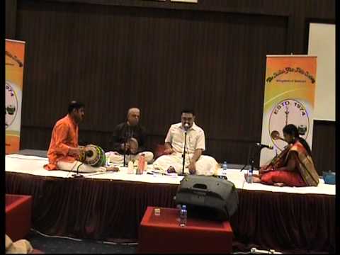 Sri Ragam Varnam- Krishnan Hariharan- IFAS concert - YouTube