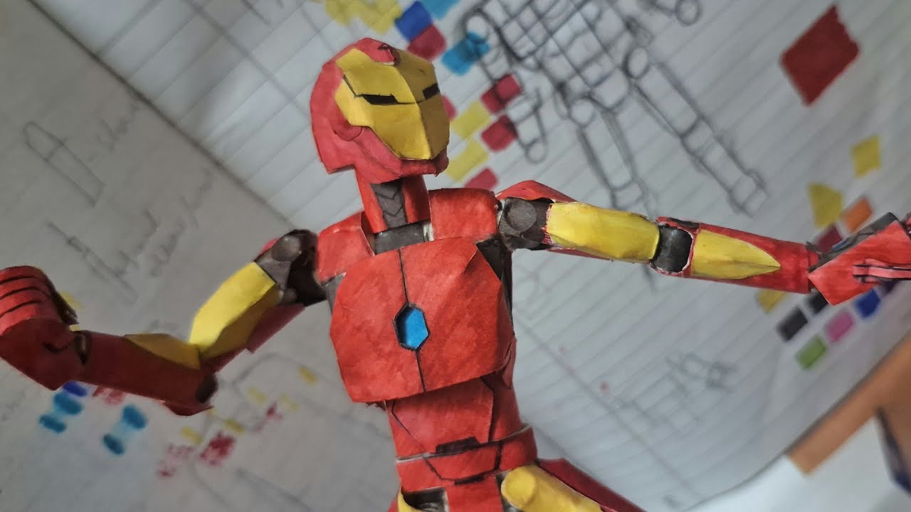 Ironman model 51 (model prime armor)#ironman #papermodel #actionfigures ...