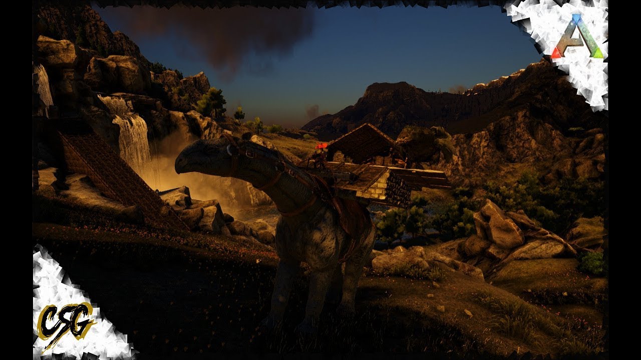 ARK: Survival Evolved - PARACER TAME & PLATFORM SADDLE BUILD!!! S1 E30 ...