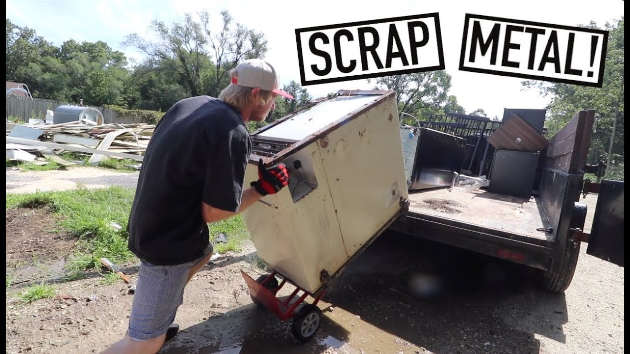 FIRST SCRAP LOAD FROM HUGE HAUL - He Gave Us ALL This Metal! - YouTube