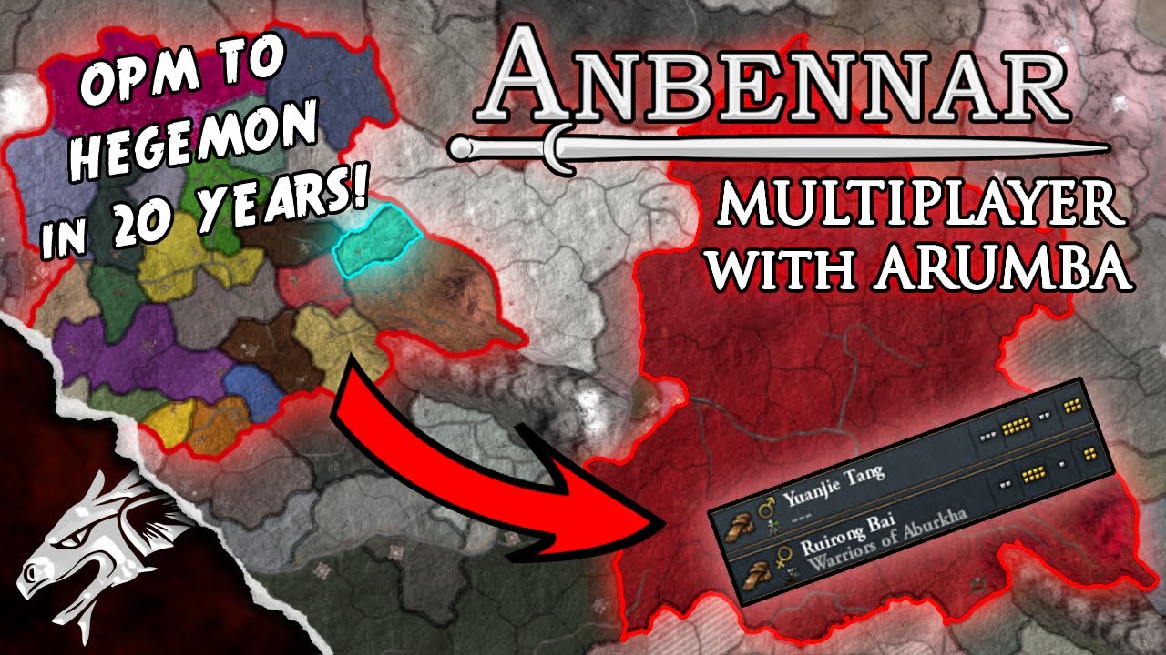 In this 30 player Multiplayer... I studied the BLADE! | Anbennar Modded ...