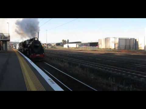 265 Ja1275 Steam Locomotive Via Otahuhu Auckland NZ 1/2 - YouTube