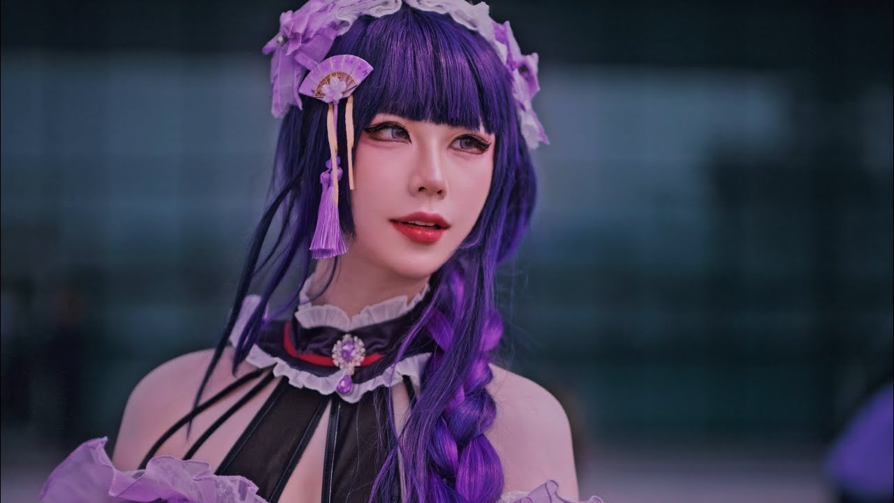 원신 라이덴 메이드 일러스트 버전 Genshin Impact Raiden Maid Illustration Version 原神 ...