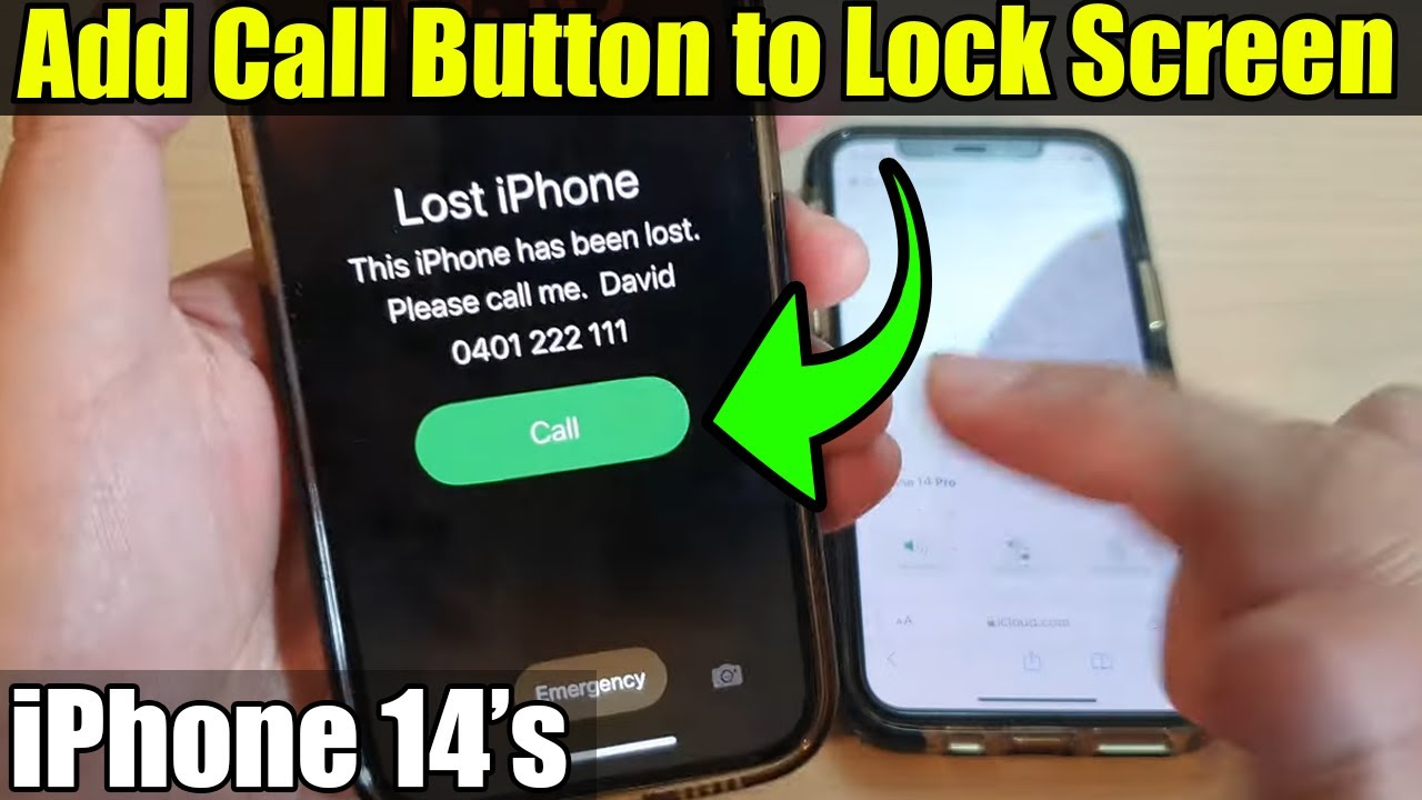 iPhone 14/14 Pro Max: How to Add a Call Button to the Lock Screen of ...